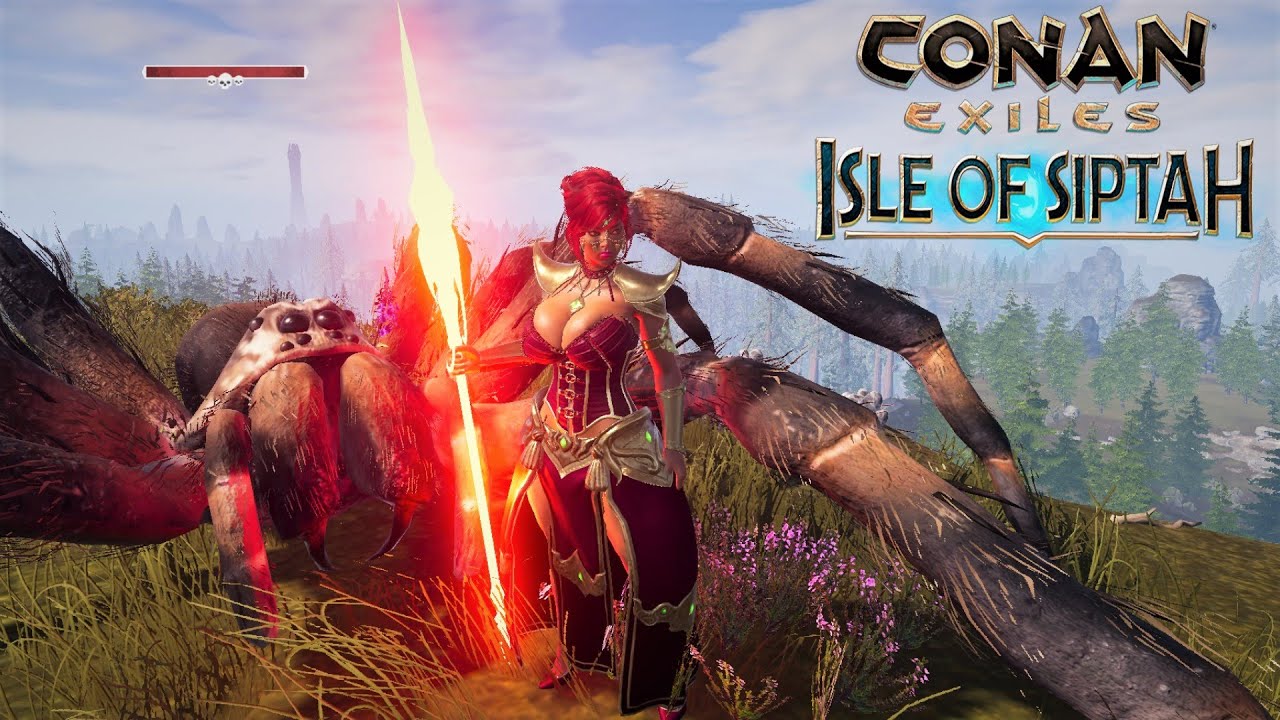 Grey Ones & The Friendly Neighbourhood Tarantula Boss? - Conan Exiles ...