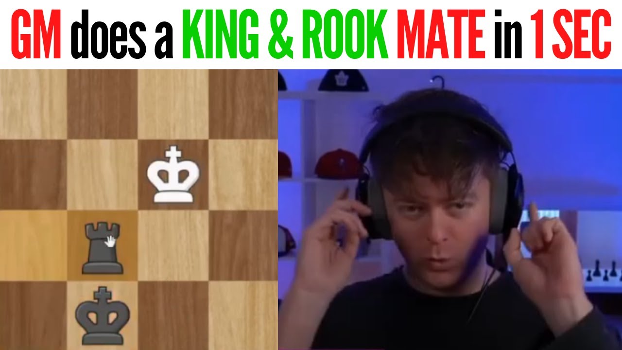 GM does a KING & ROOK MATE in 1 SEC - YouTube