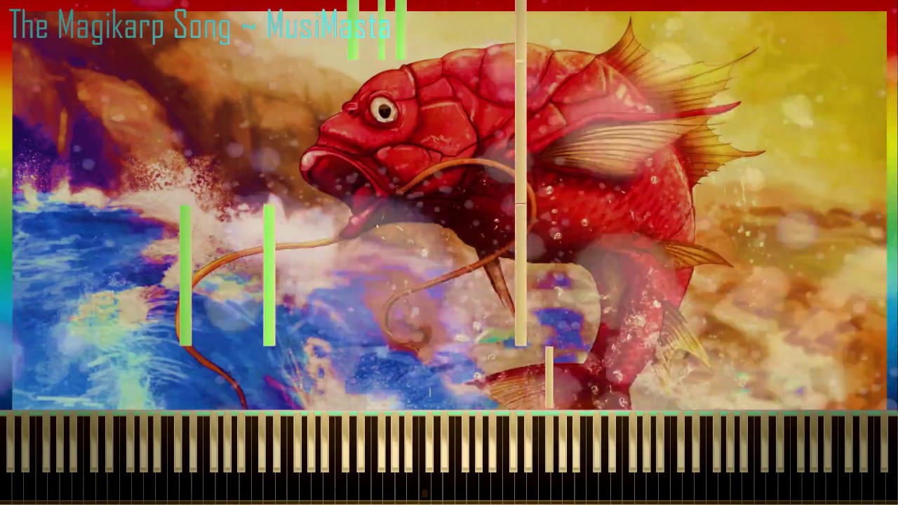The Magikarp Song // Impossible Piano Remix // Black MIDI // MusiMasta ...