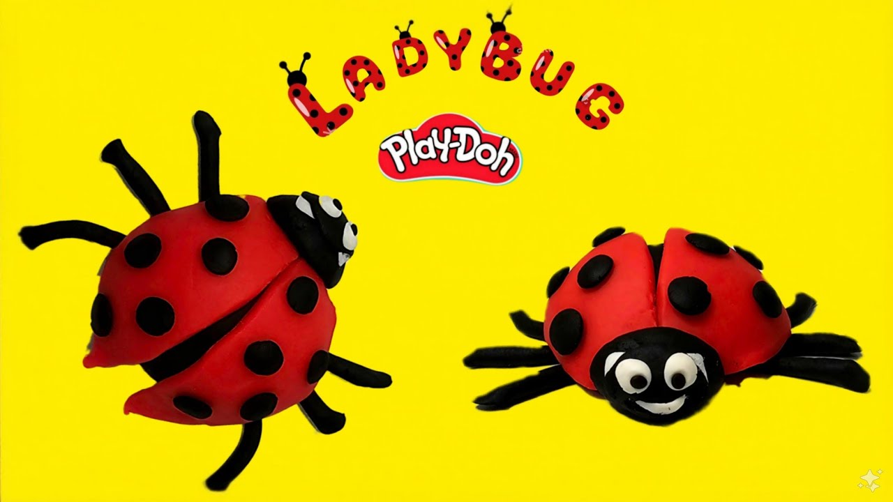Amazing Play Doh Ladybug Sculpture - YouTube