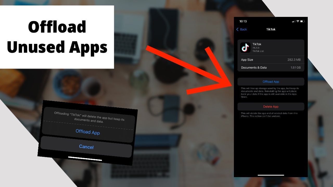 How to Offload Unused Apps on Your iPhone - YouTube