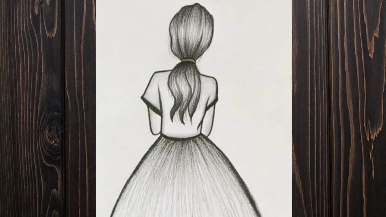 Girl drawing || drawing ideas ||Easy drawing for beginners || beginning ...