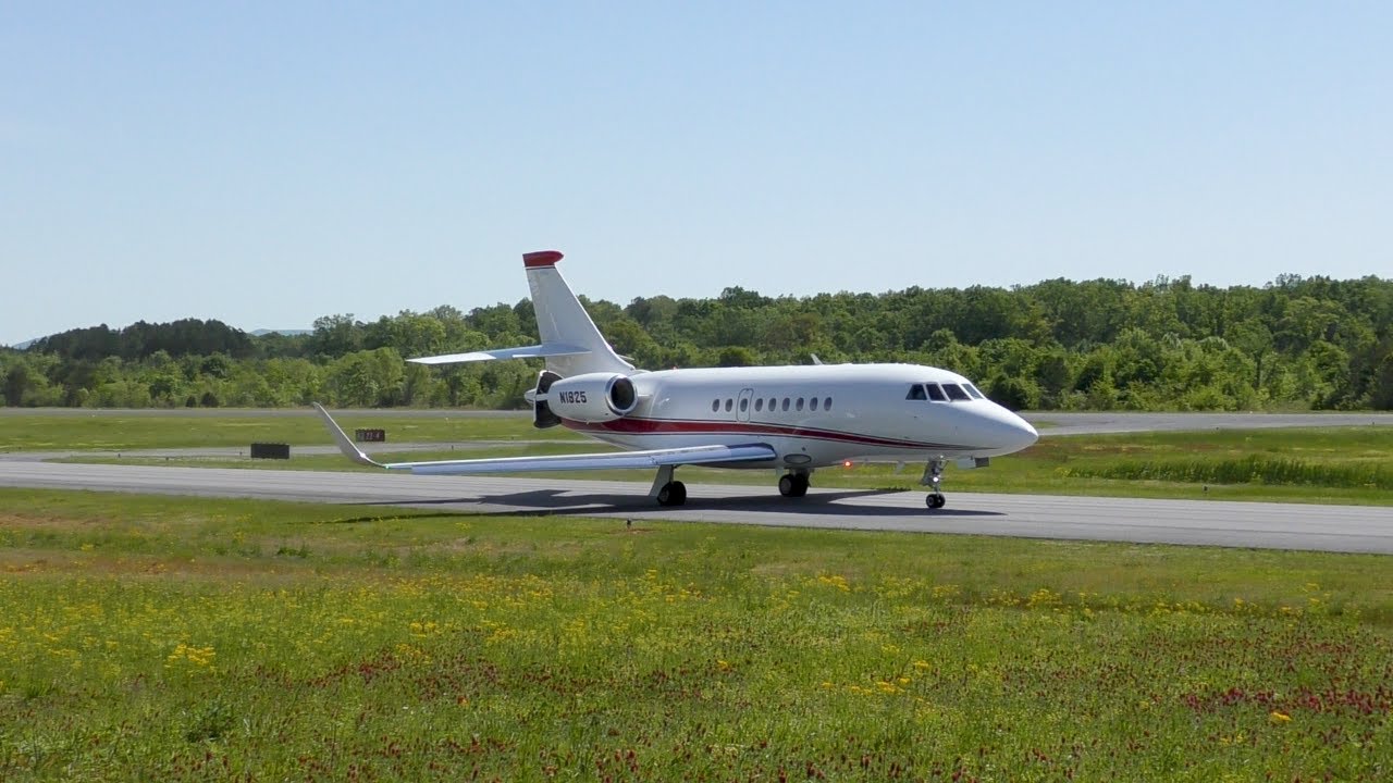 Joe Gibbs Racing Sponsor RHEEM's Private Jet in Talladega - YouTube