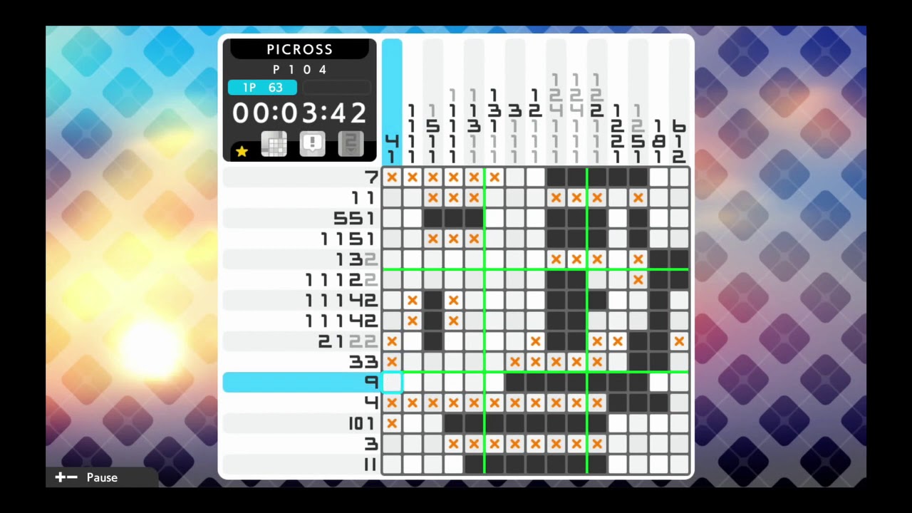 Picross S4 Switch P104 - YouTube