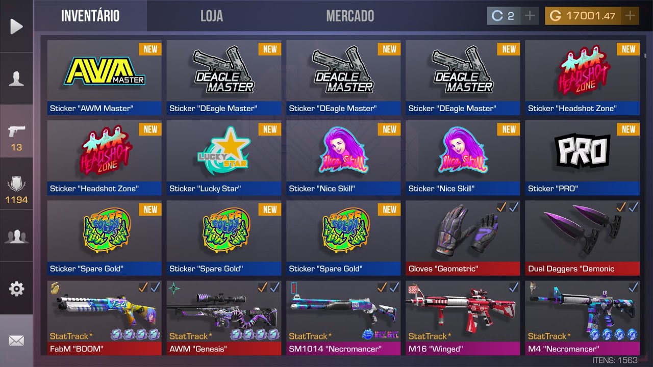 STANDOFF 2 OPEN STICKERS - FARMEI MAIS DE 17 MIL GOLDS NO SO2 - YouTube