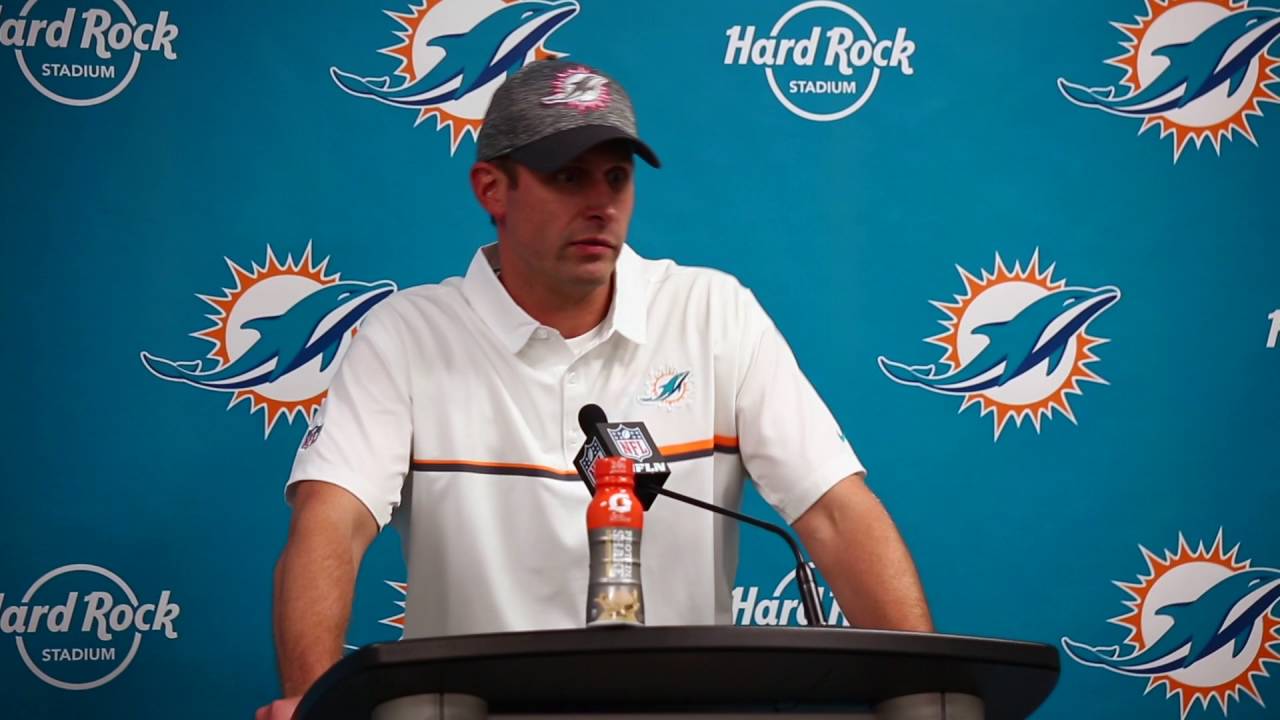 VIDEO: Miami Dolphins head coach Adam Gase addresses Loss to Titans ...