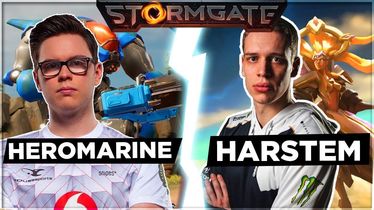 STORMGATE : Harstem vs HeroMarine - Le PREMIER Match d'Harstem ! 🏆 ...