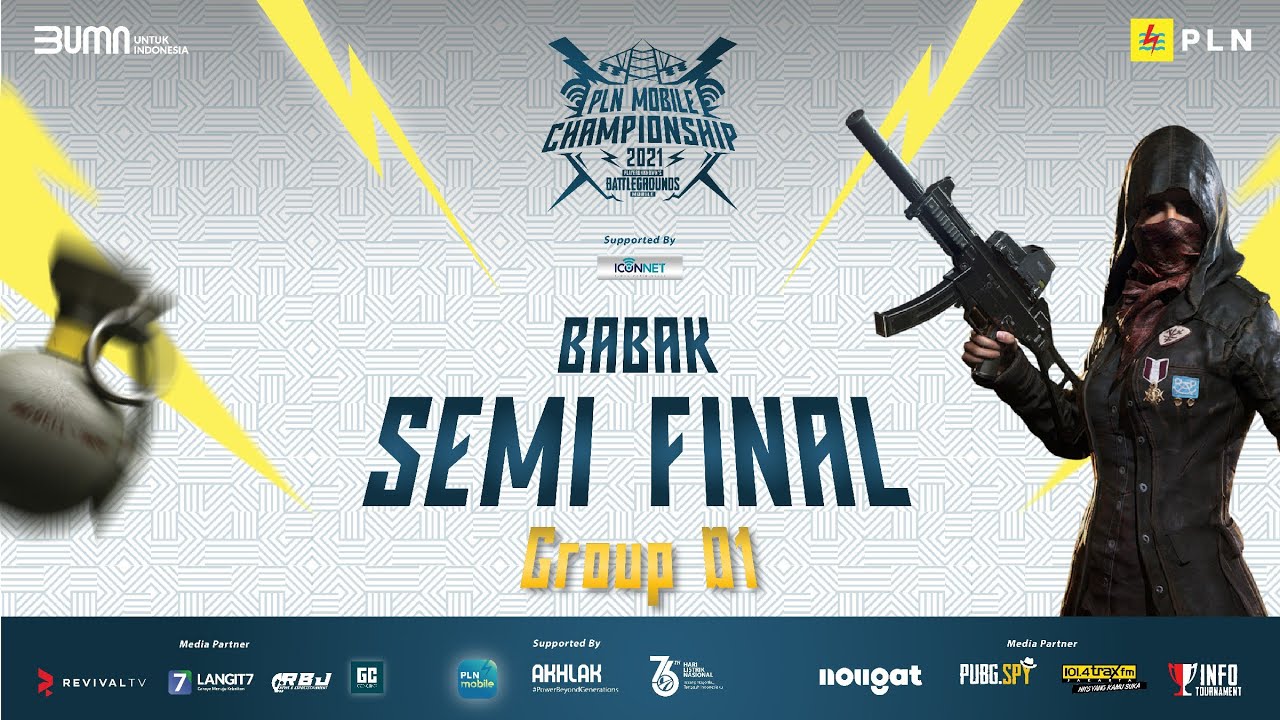 PLN MOBILE PUBG CHAMPIONSHIP - SEMI FINAL GROUP D1 - YouTube