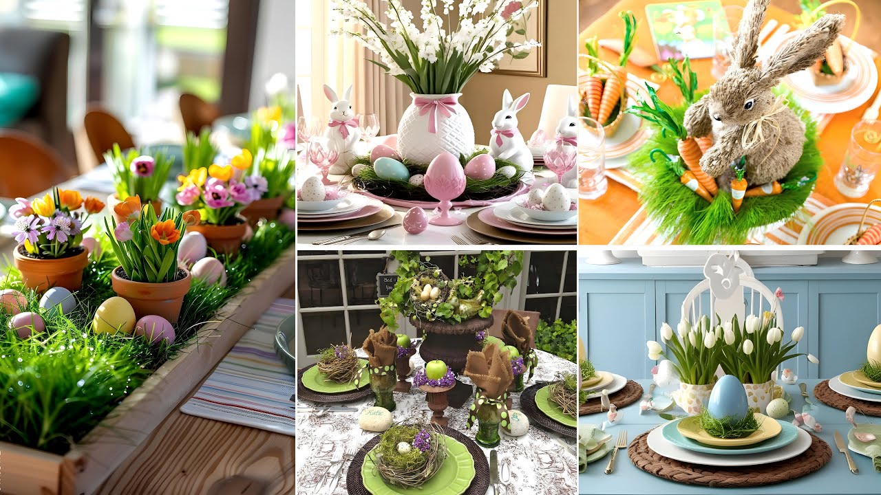 100+ IDEAS FOR EASTER TABLE CENTERPIECES - EASTER DECORATION IDEAS 2026 ...