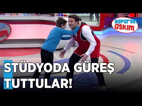 Stüdyoda Güreş Tuttular | Yaparsın Aşkım
