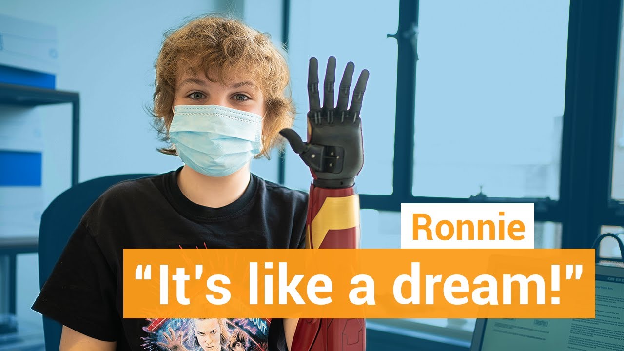 Iron Man Fan Ronnie Gets a New Bionic Arm - YouTube