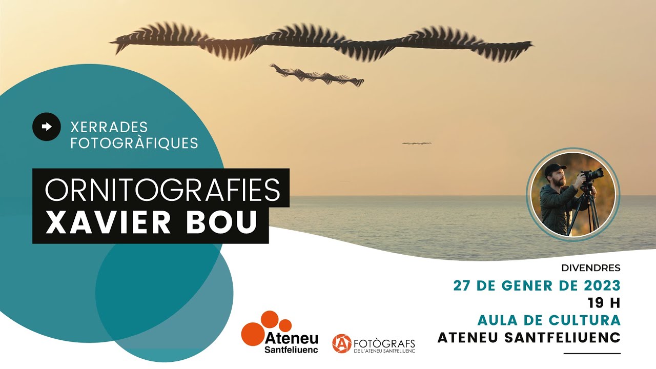 Ornitografies. Xerrada fotogràfica amb Xavier Bou - YouTube