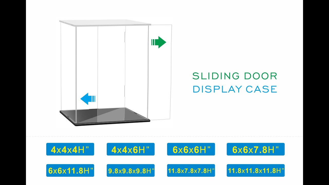 zzhobbies SLIDING DOOR DISPLAY CASE Installation Guide - YouTube