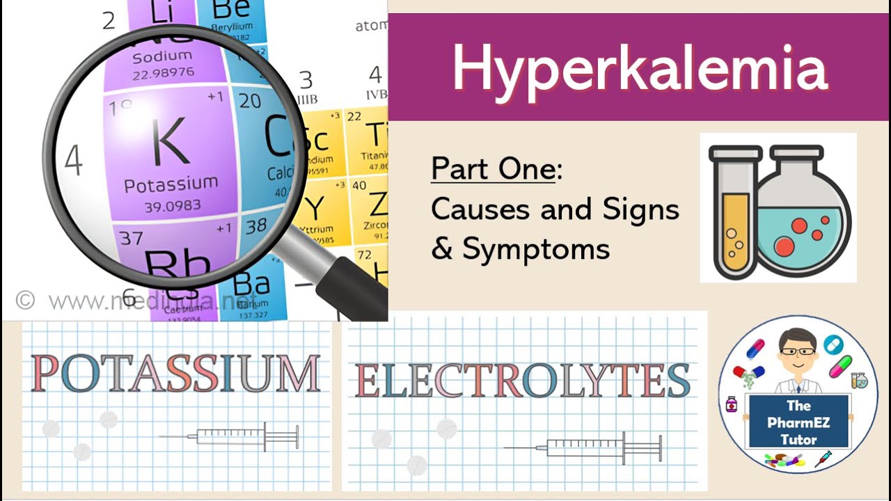 Hyperkalemia: Part One - Causes and signs & symptoms. Lecture for ...