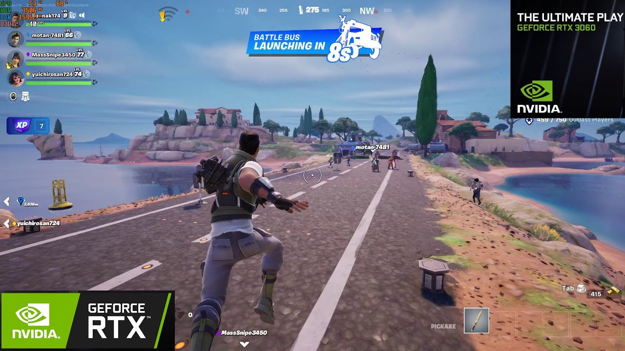 Fortnite RTX 3060 Gameplay - YouTube