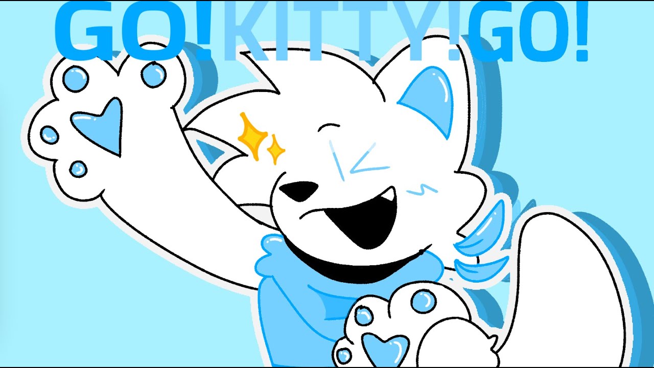 Go Kitty! Go! ★ Animation Meme 💙 #animation #memes #flipaclip - YouTube
