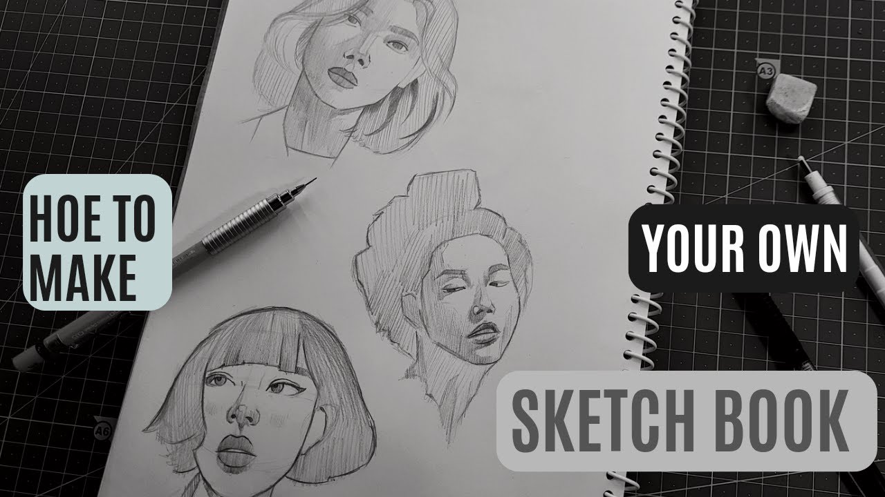 How to Make Your Sketch Book at Very Affordable Price | Sourav's ...