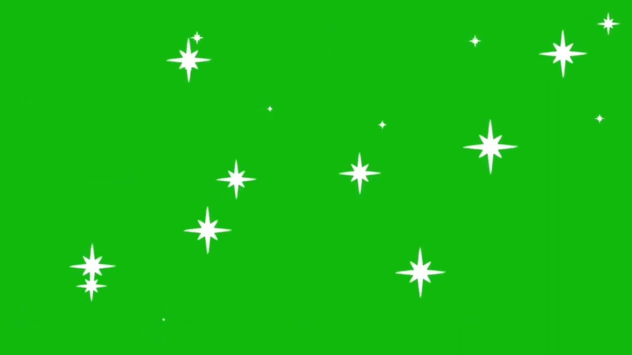 Shining Sparkles GREEN SCREEN Motion Graphics DOODLE - YouTube