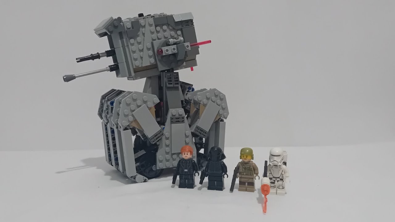 Lego Star Wars First order heavy scout walker. - YouTube