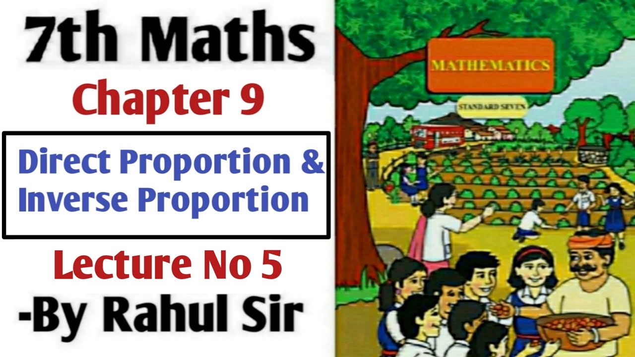7th maths | Direct Proportion and Inverse Proportion | Chapter 9 ...