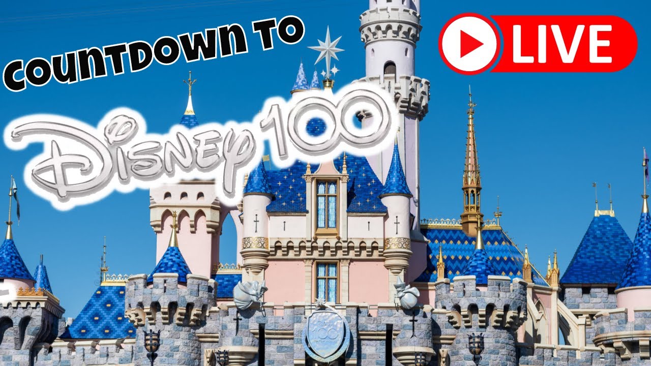 🔴 LIVE DISNEYLAND Countdown to Disney 100 Wednesday! Part 1 - YouTube