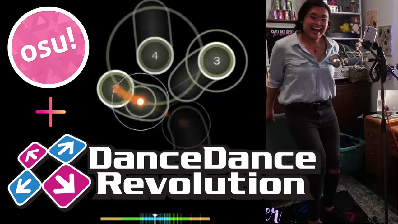 Playing osu! with a DDR pad and a JOYCON?? - YouTube