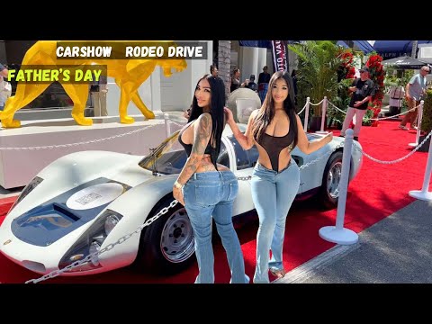 BEVERLY HILLS FATHERS DAY CAR SHOW — THESE DADS DO NOT DRIVE MINIVANS 😂🏎️💎🔥