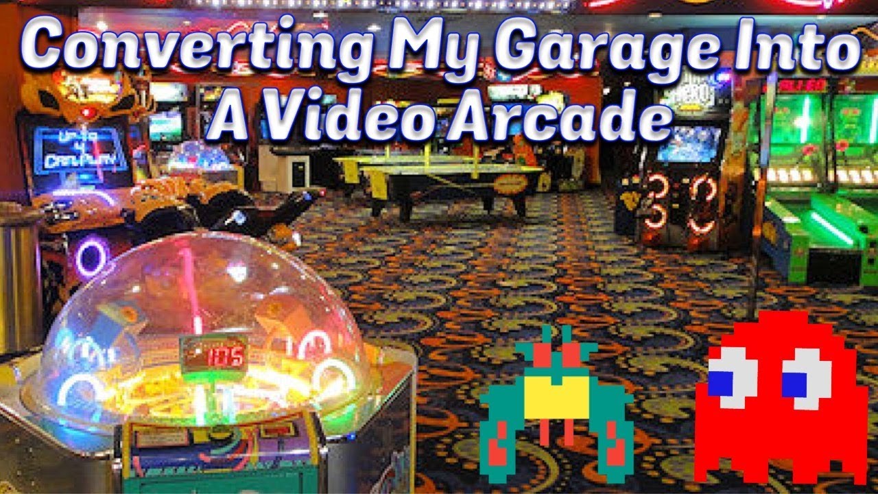Converting My Garage Into A Video Arcade Ep. 1 - Emceemur - YouTube