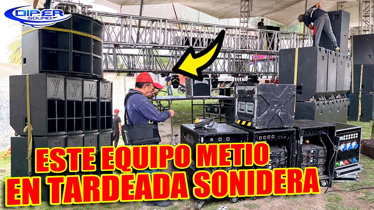 IMPRESIONANTE BAILE SONIDERO CON ESTE EQUIPO DE AUDIO!!! CEHCA LA ...