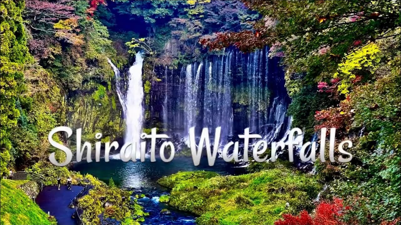 Amazing Shiraito Waterfalls during Autumn - YouTube