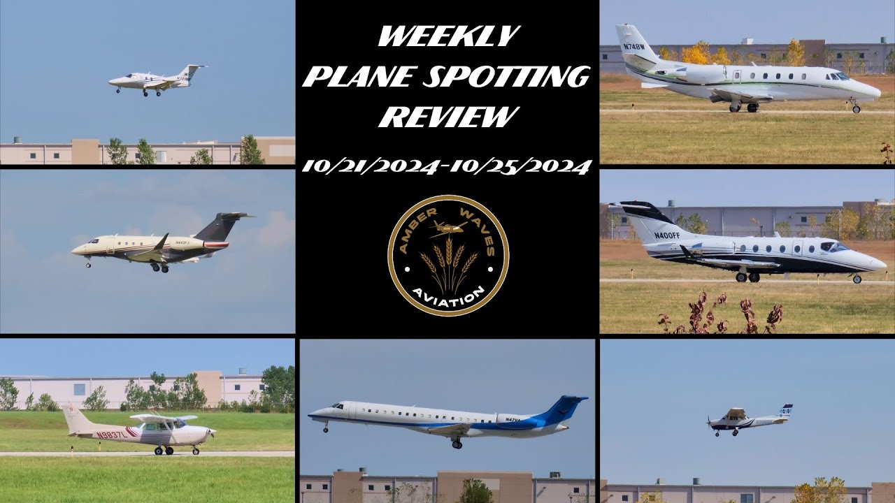 WEEKLY PLANE SPOTTING REVIEW | My Aviation Videos Posted From October ...