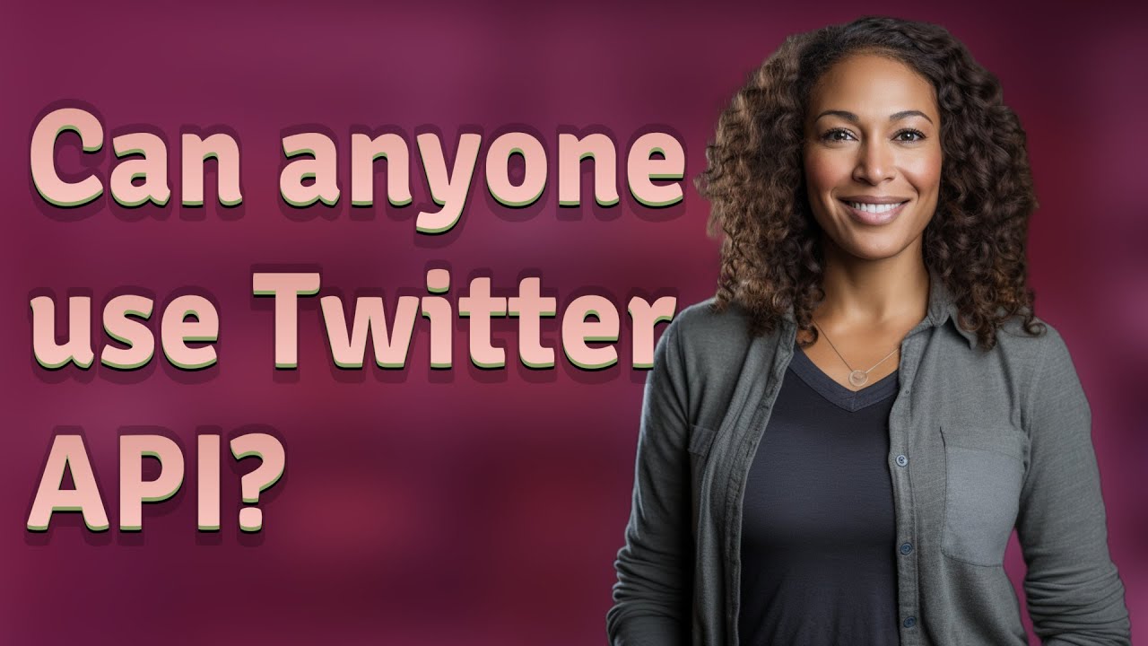 Can anyone use Twitter API? - YouTube