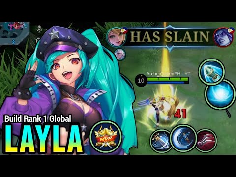 Layla Legendary Build Combo - Build Rank 1 Global Layla ~ MLBB - YouTube