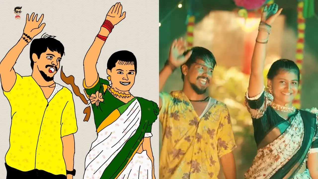 RINGU RINGULA JUTTU FULL SONG | FUNNY DRAWING MEME | RAMU RATHOD SINGER ...