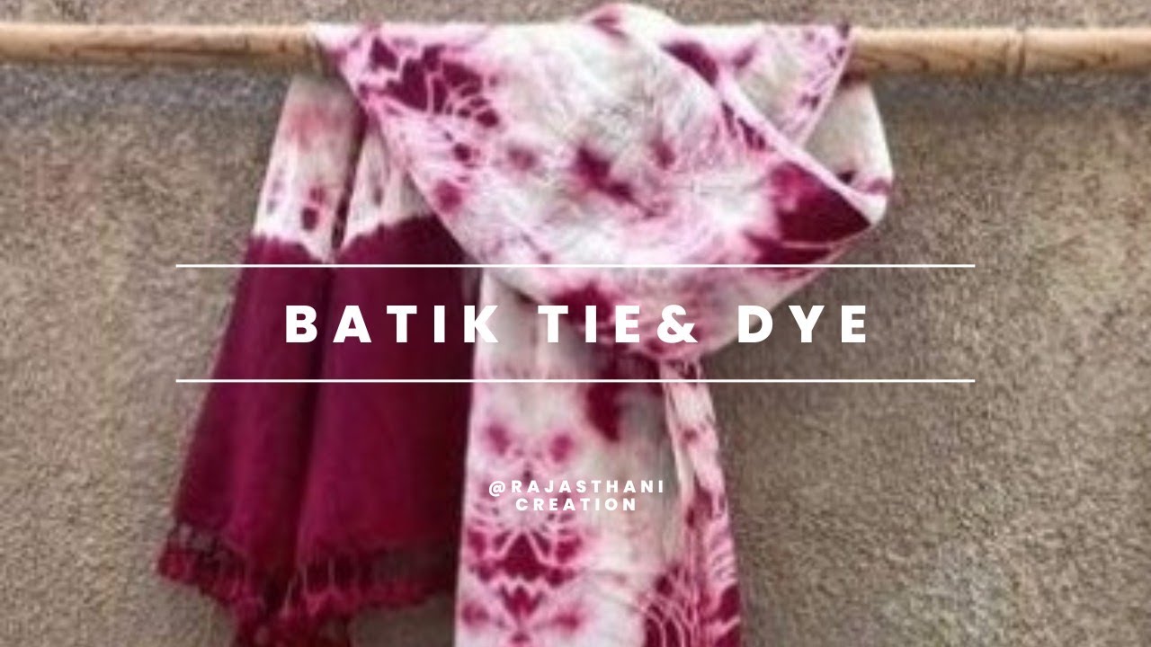 Hand Made || Batik || Tie & Dye || Design||abhi - YouTube