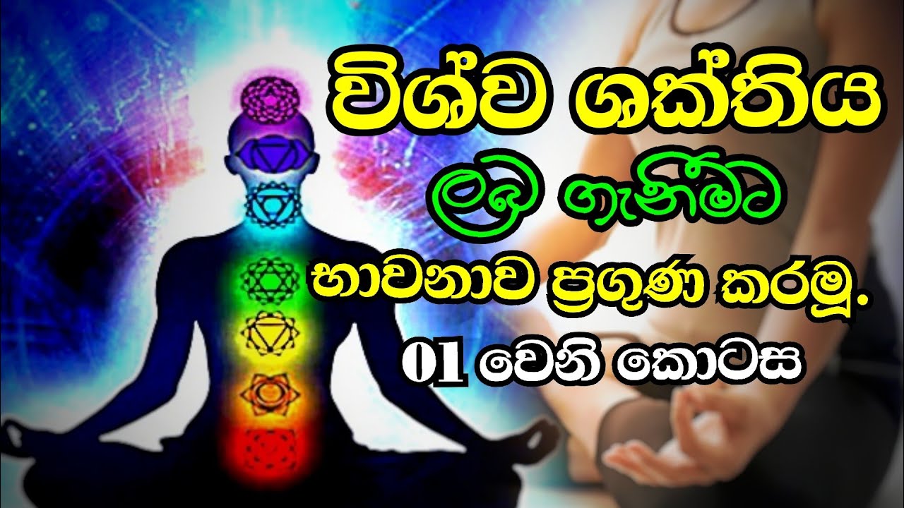 විශ්ව ශක්තිය ලබා ගැනීමට භාවනා කරමූ | Meditation | ( 01 කොටස) Ape ...