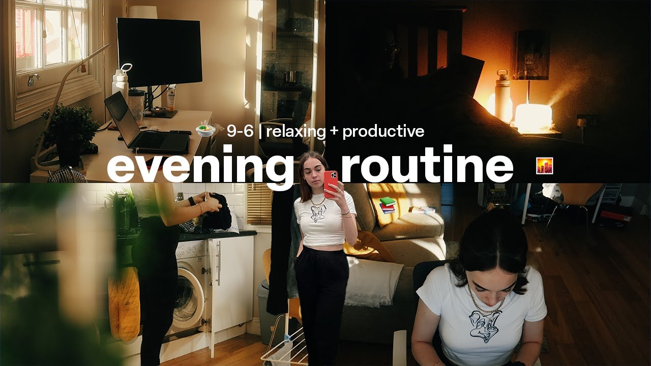 MY NIGHT ROUTINE | 9-6, realistic, peaceful & aesthetic 🌆 - YouTube