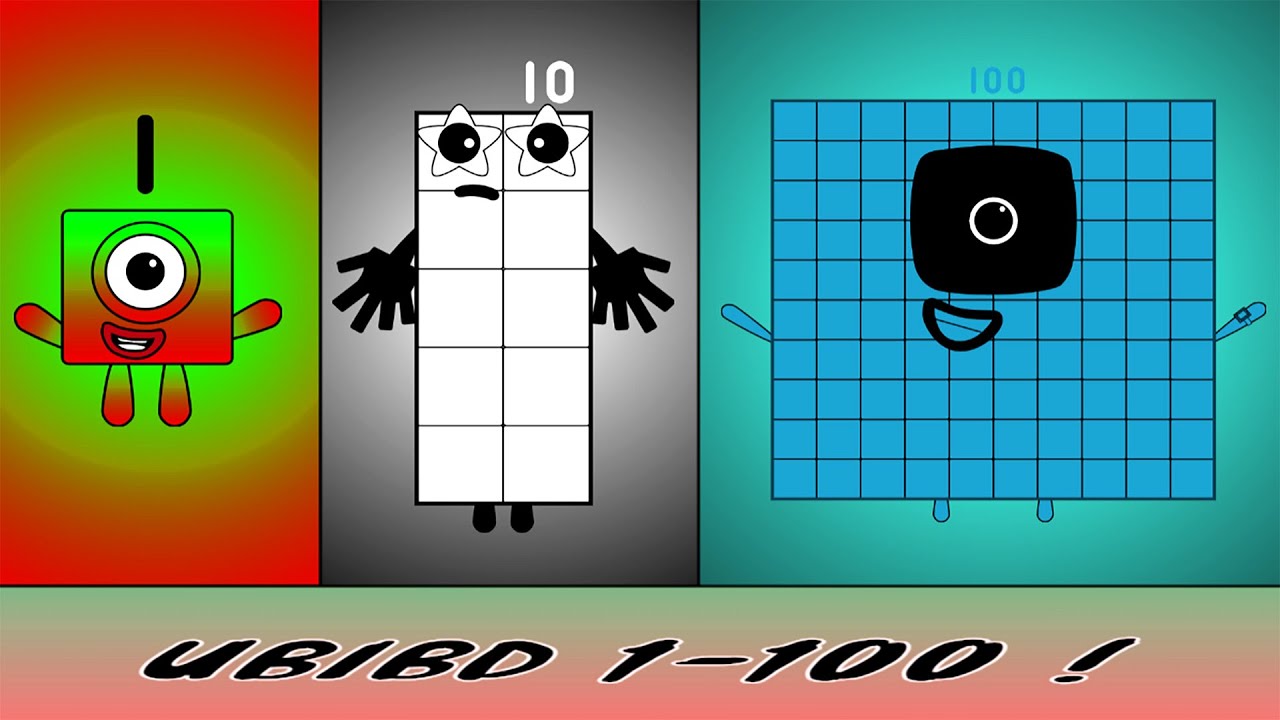 UBIBD! Uncannyblocks Band Remastered Moderately Different 1 - 100 - YouTube