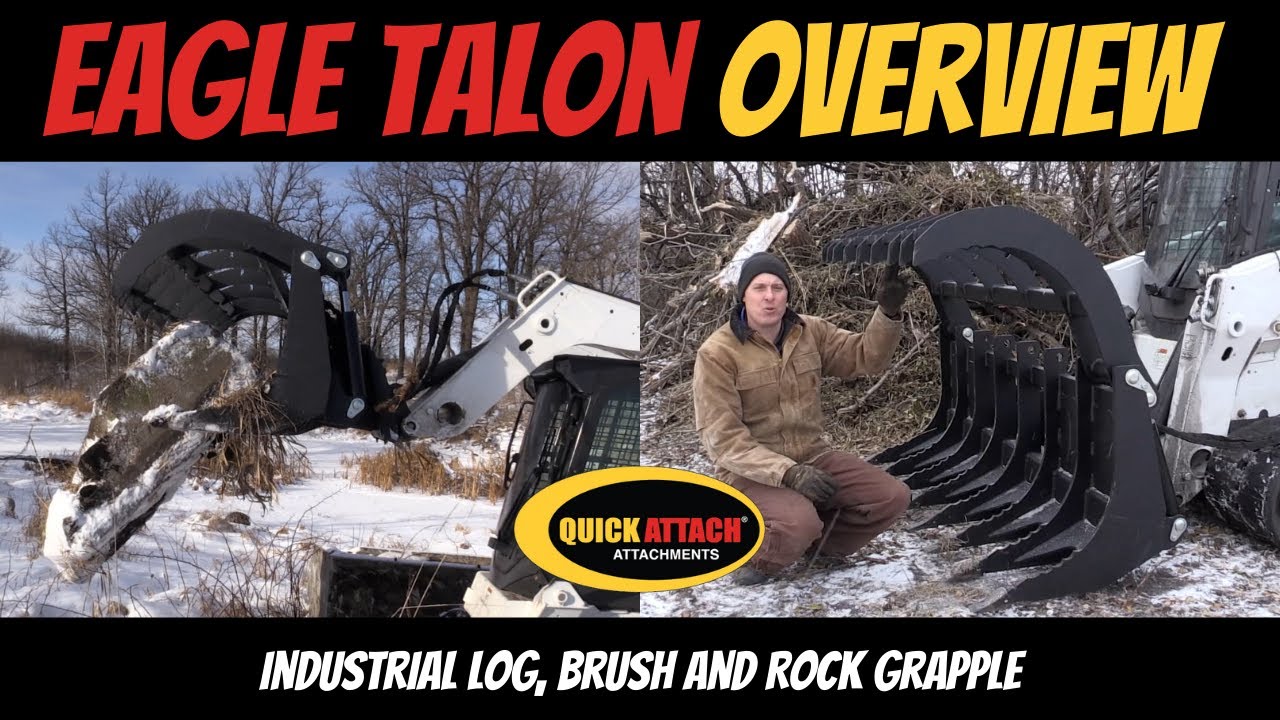 Eagle Talon - Log, Brush, and Rock Grapple for skid steer overview ...