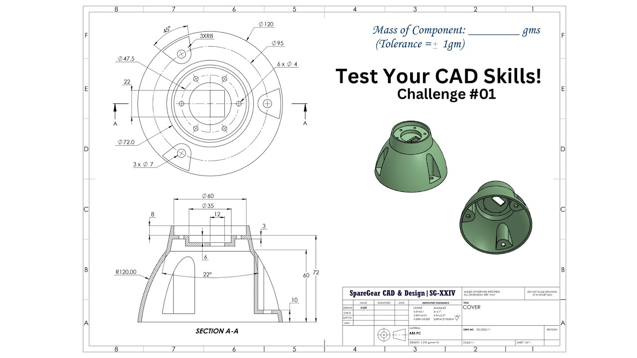 CAD Modelling Challenge #01 - YouTube