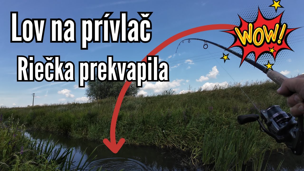 Lov na prívlač - Lov na malej rieke - Šťuka - Jalec - Tloušť - Rybárske ...