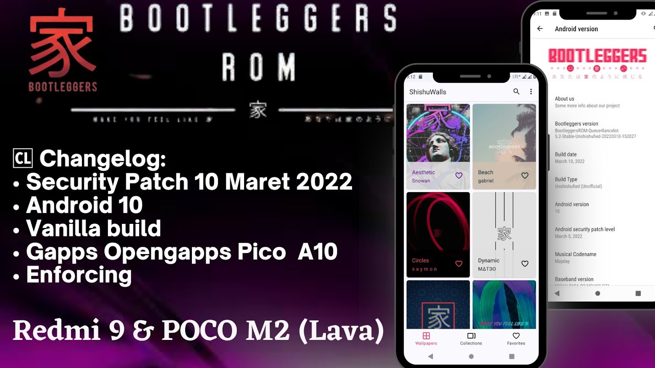 Review Custom rom Bootlegger 5.2 Android 10 - YouTube