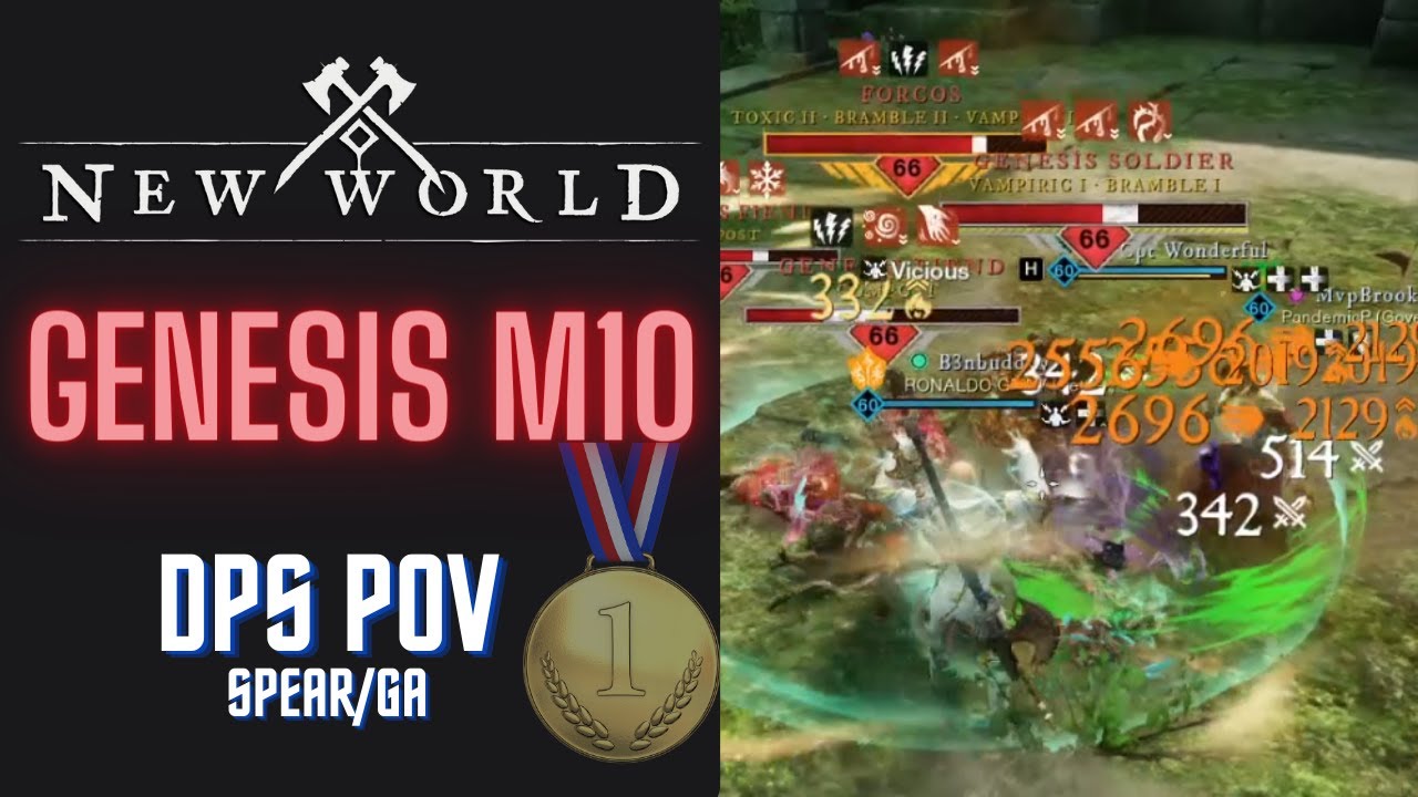 New World - Genesis M10 Gold [DPS POV] - YouTube