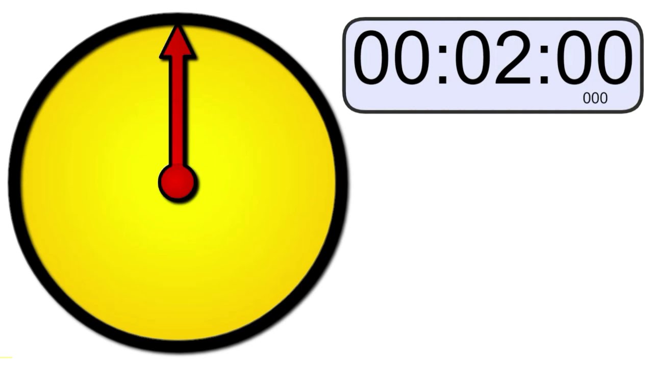 2 minute timer | 2 minute countdown | 120 seconds | 2 minutes timer ...