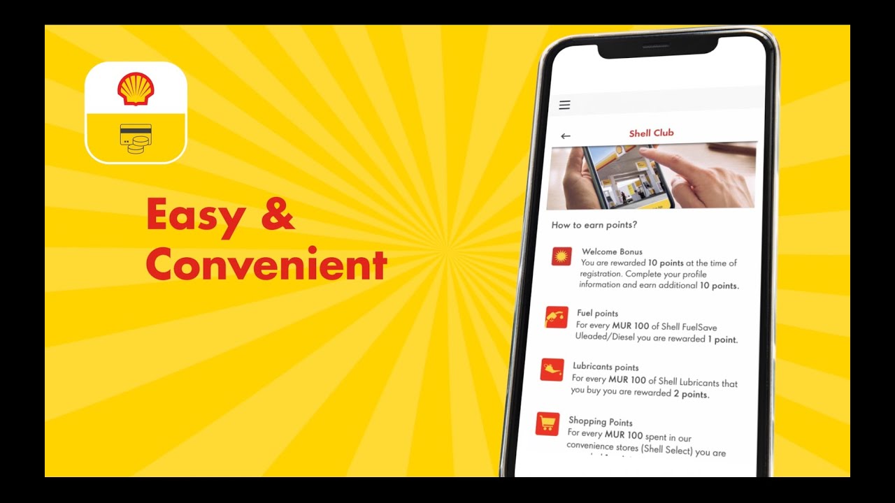 Shell Mauritius App : download the app and win with Shell Club - YouTube