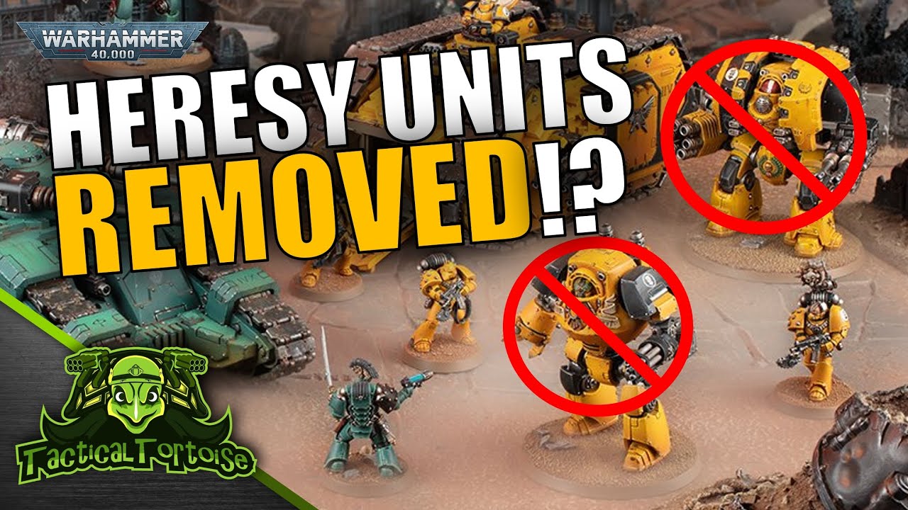 Horus Heresy Units REMOVED From 40k!? | Warhammer 40k News - YouTube