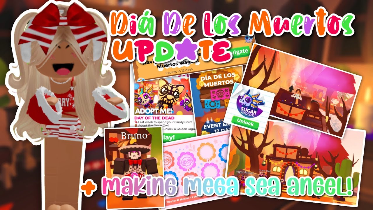 Checking Out the Diá De Los Muertos Update! + Making Mega Sea Angel🎨💀 ...
