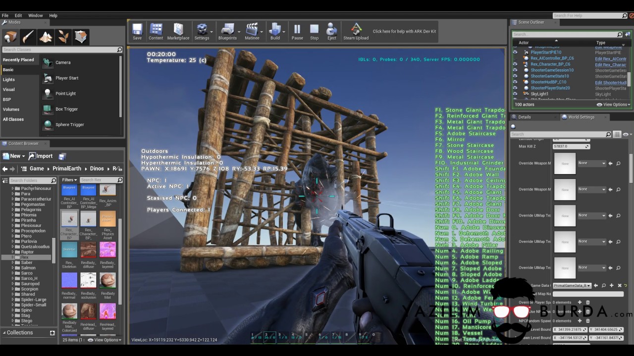 How To Use Illumination Dino Trap (Ark Survival Evolved Mod) - YouTube