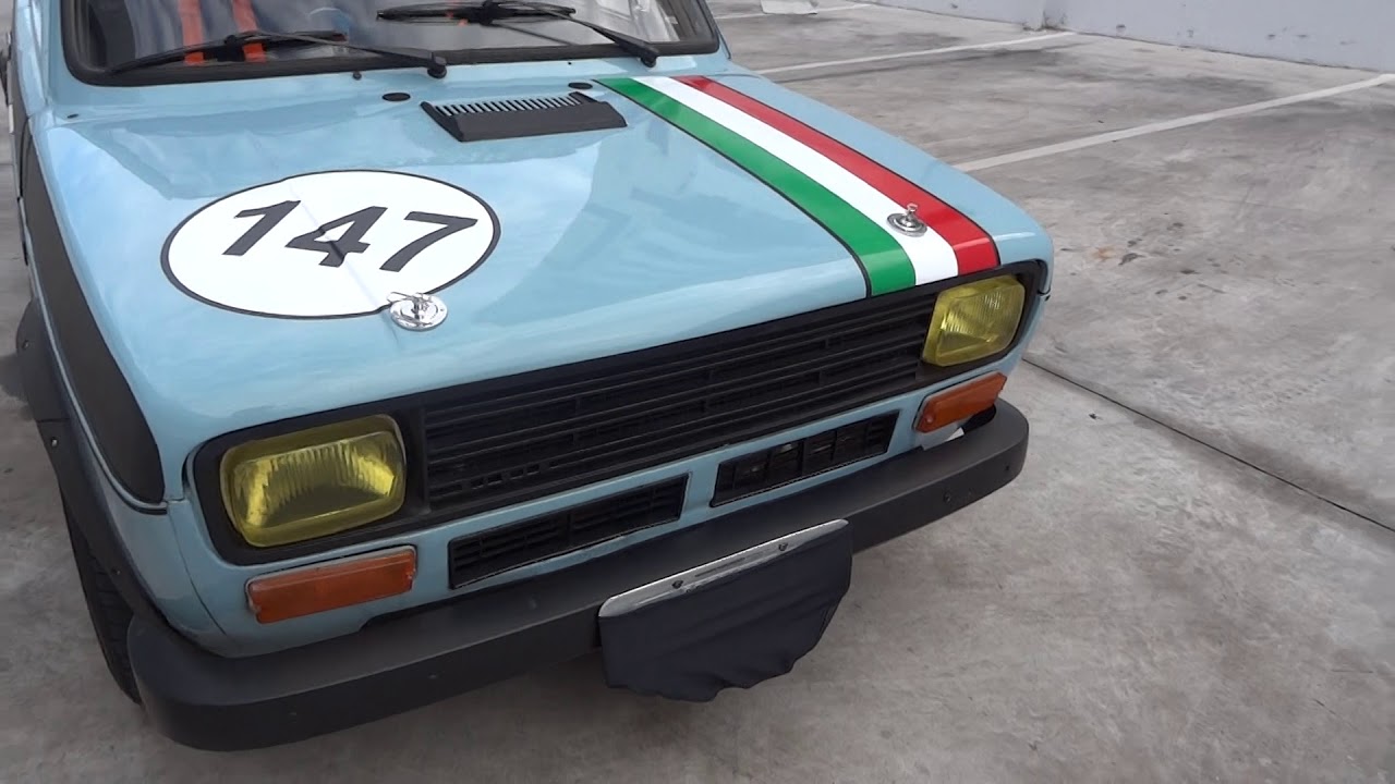 Vende- se Fiat 147 Azul – 1978 Abarth Competição Corrida - YouTube