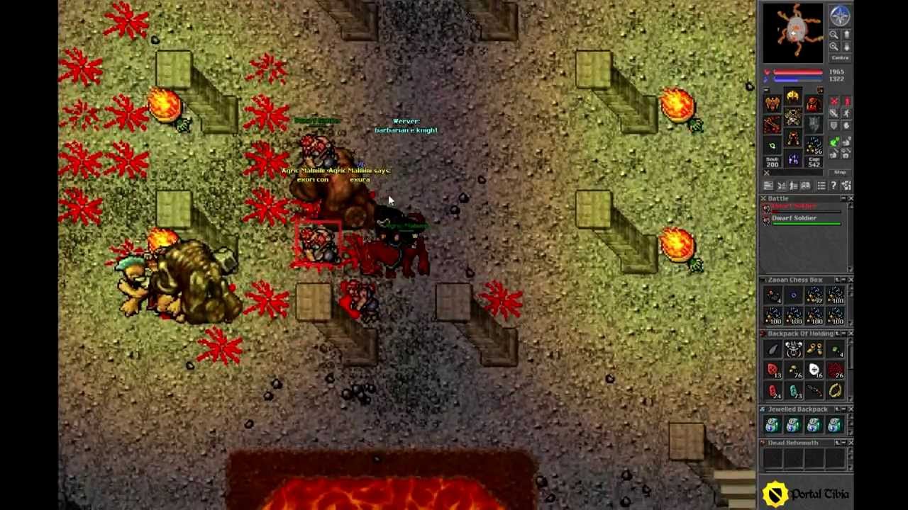 Behemoths de Cyclopolis Tutorial - Tibia Arte - YouTube